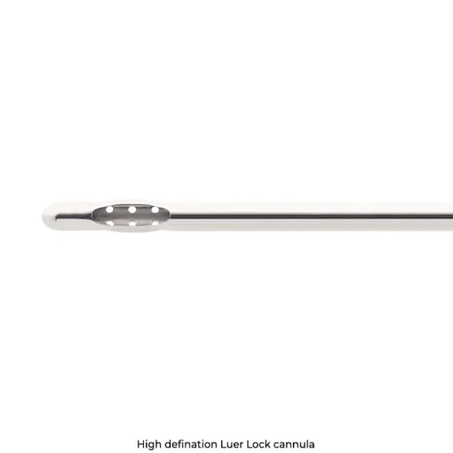 High definition Luer Lock cannula
