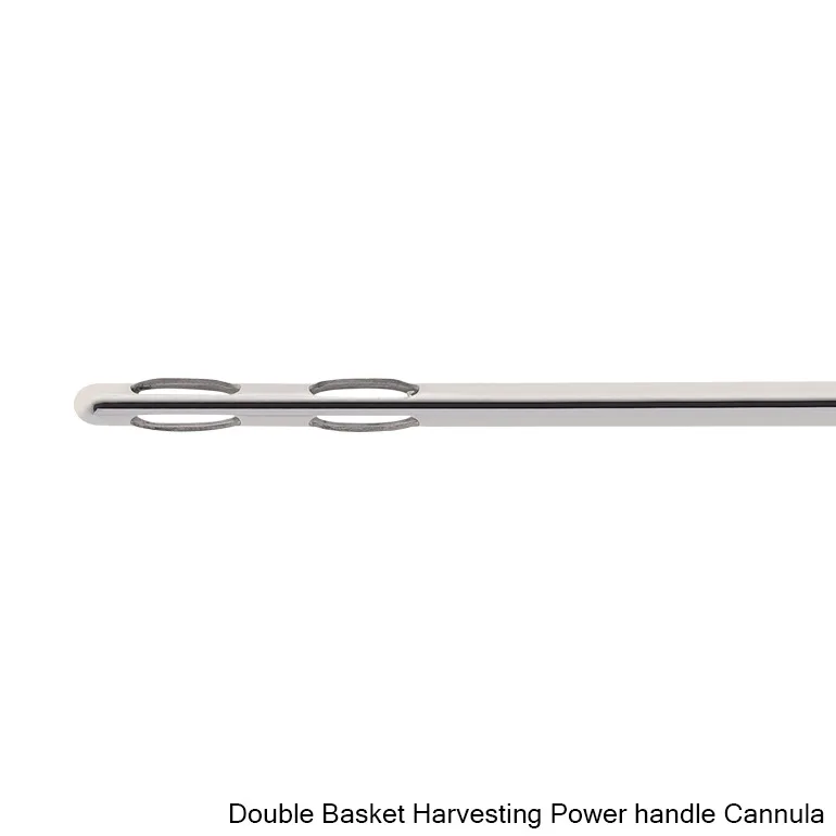 Double Basket Harvesting Power handle Cannula | Harvest cannula